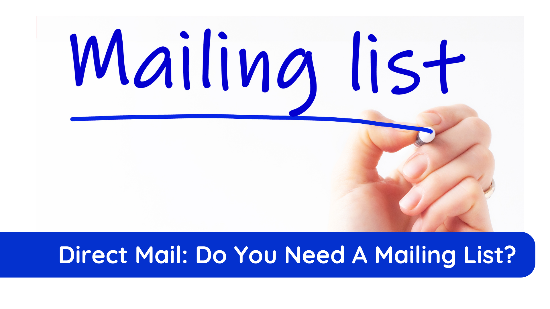 Do You Need a Mailing List To Do a Direct Mail Campaign ...