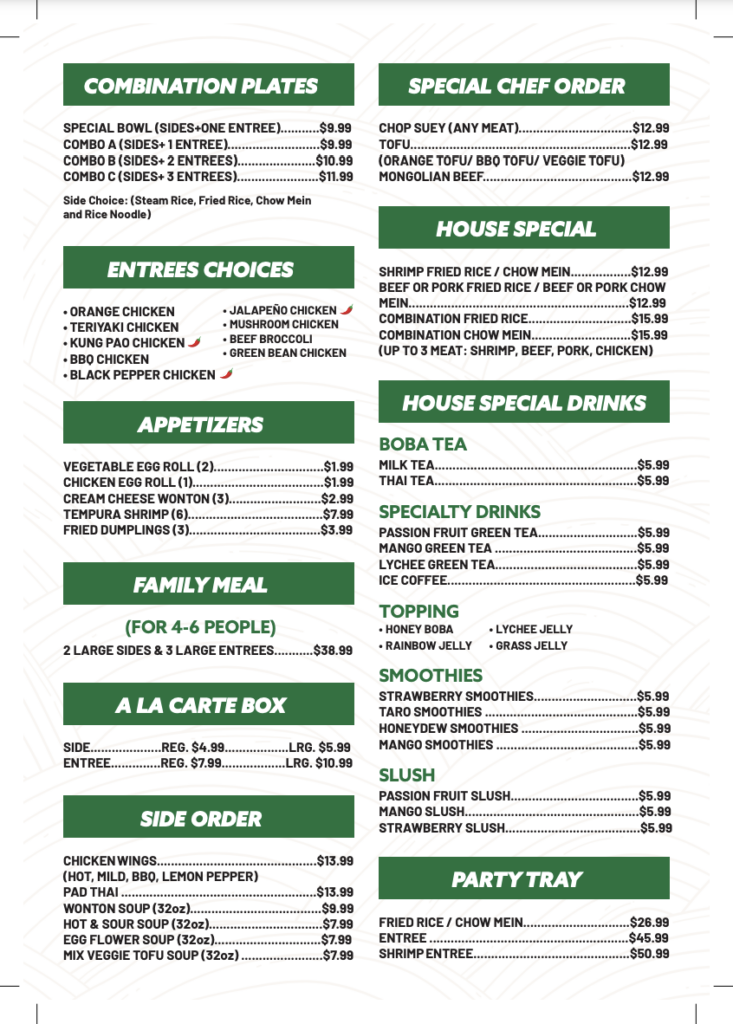 Restaurant Direct Mail Menu Examples | Promote Your Menu with Direct ...